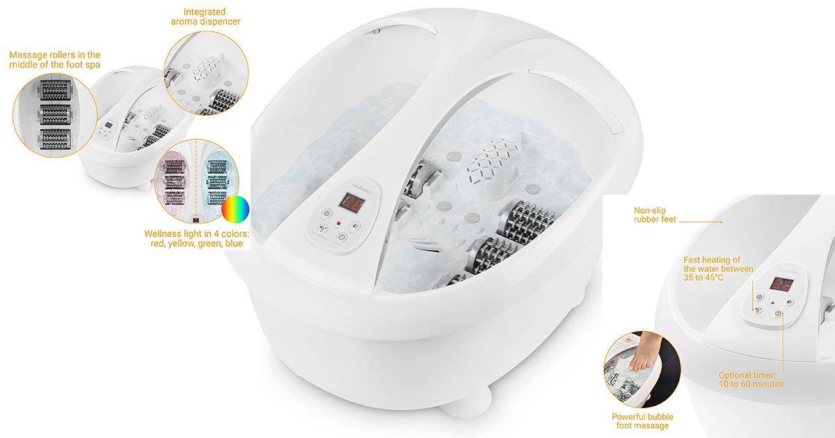 Bồn Ngâm Chân Medisana FS 888 Premium Foot Spa Đức