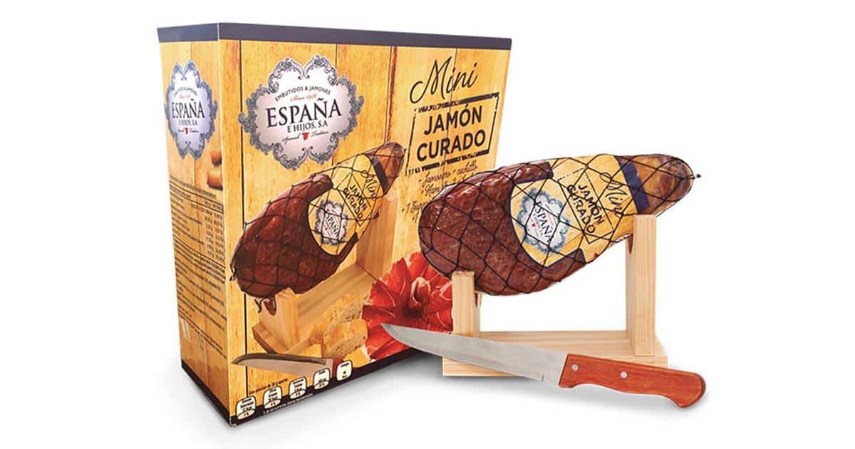 Đùi Heo Muối Mini Jamon Ehijos Curado 1kg NK Đức & EU